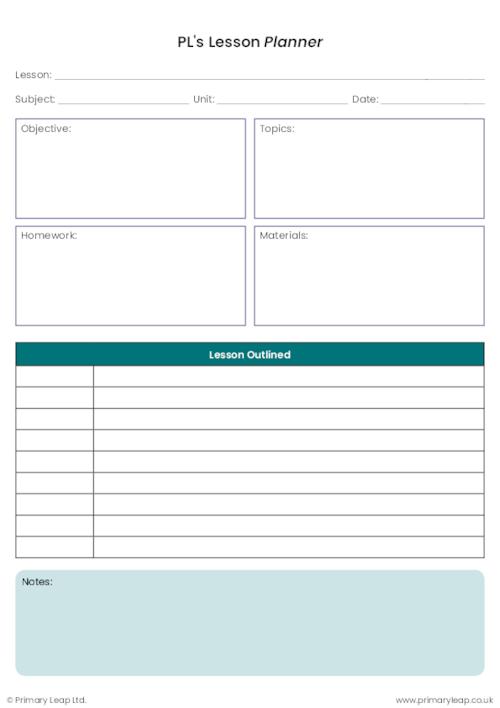 Teaching-essentials: PL's Lesson Planner for Teachers