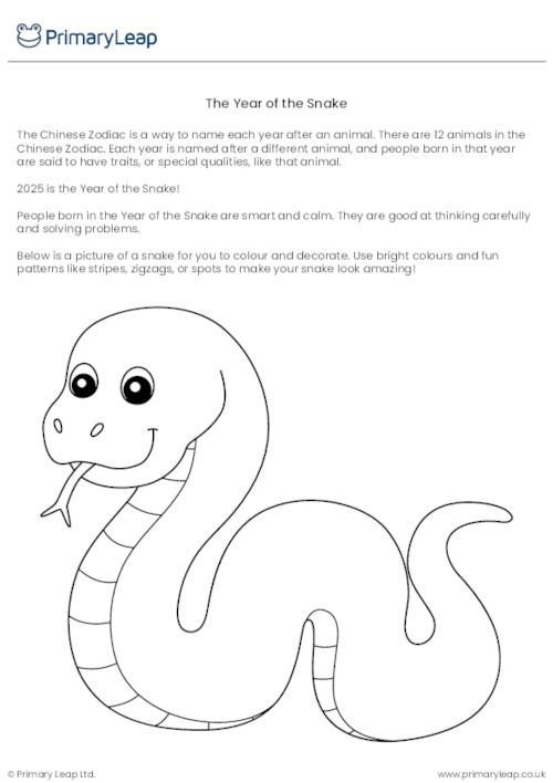 Festivals-and-holidays: KS1 Learn and Colour Activity: The Year of the ...