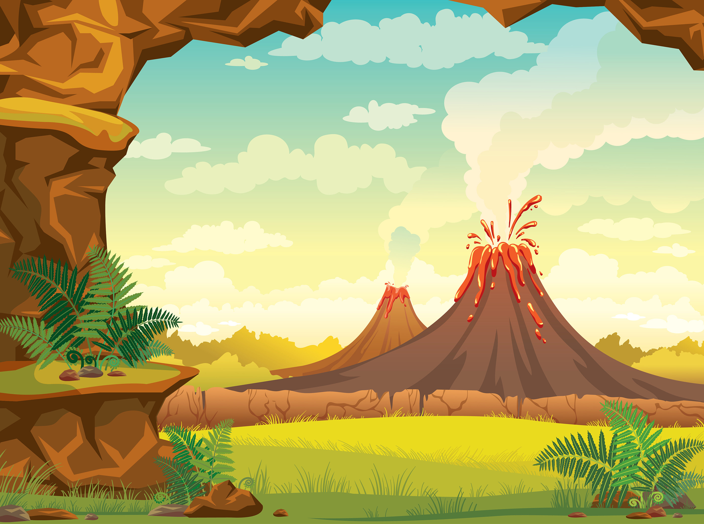 Geography: Volcanoes: Level 1 activity for kids | PrimaryLeap.co.uk