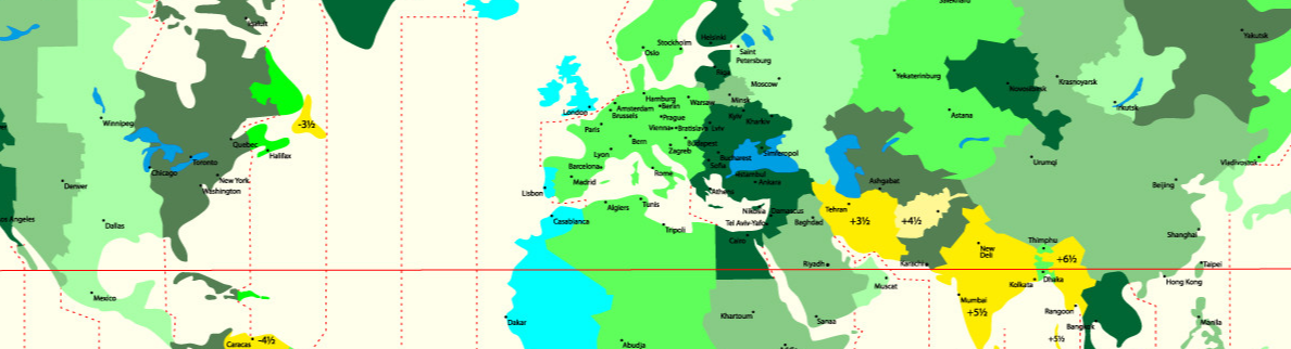 Geography: Time Zones: Level 1 activity for kids | PrimaryLeap.co.uk