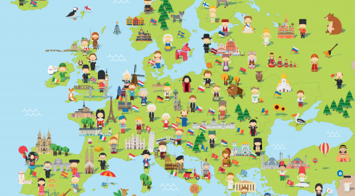Geography: Europe: Level 1 activity for kids | PrimaryLeap.co.uk