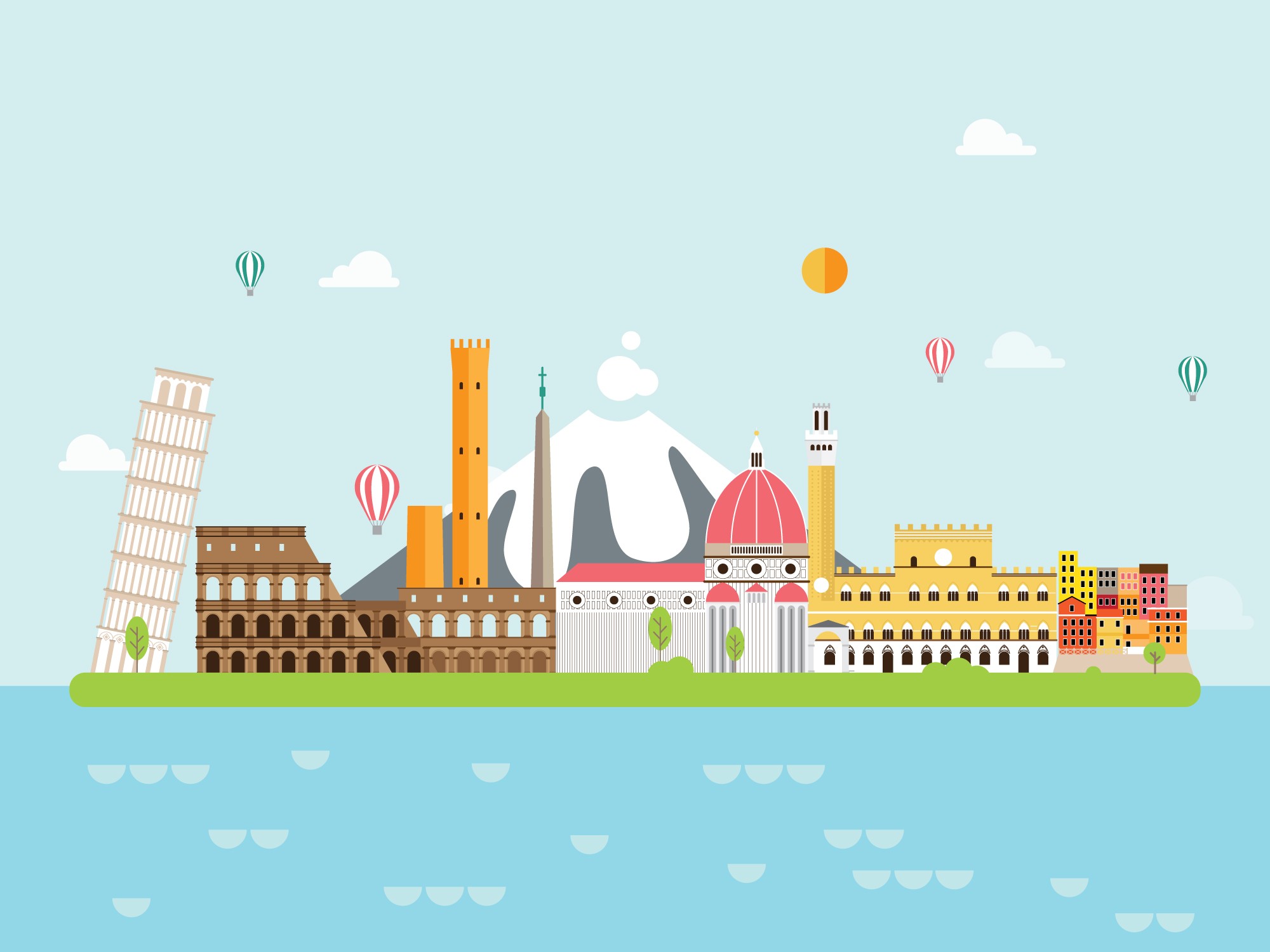 Geography: Italy: Level 1 activity for kids | PrimaryLeap.co.uk