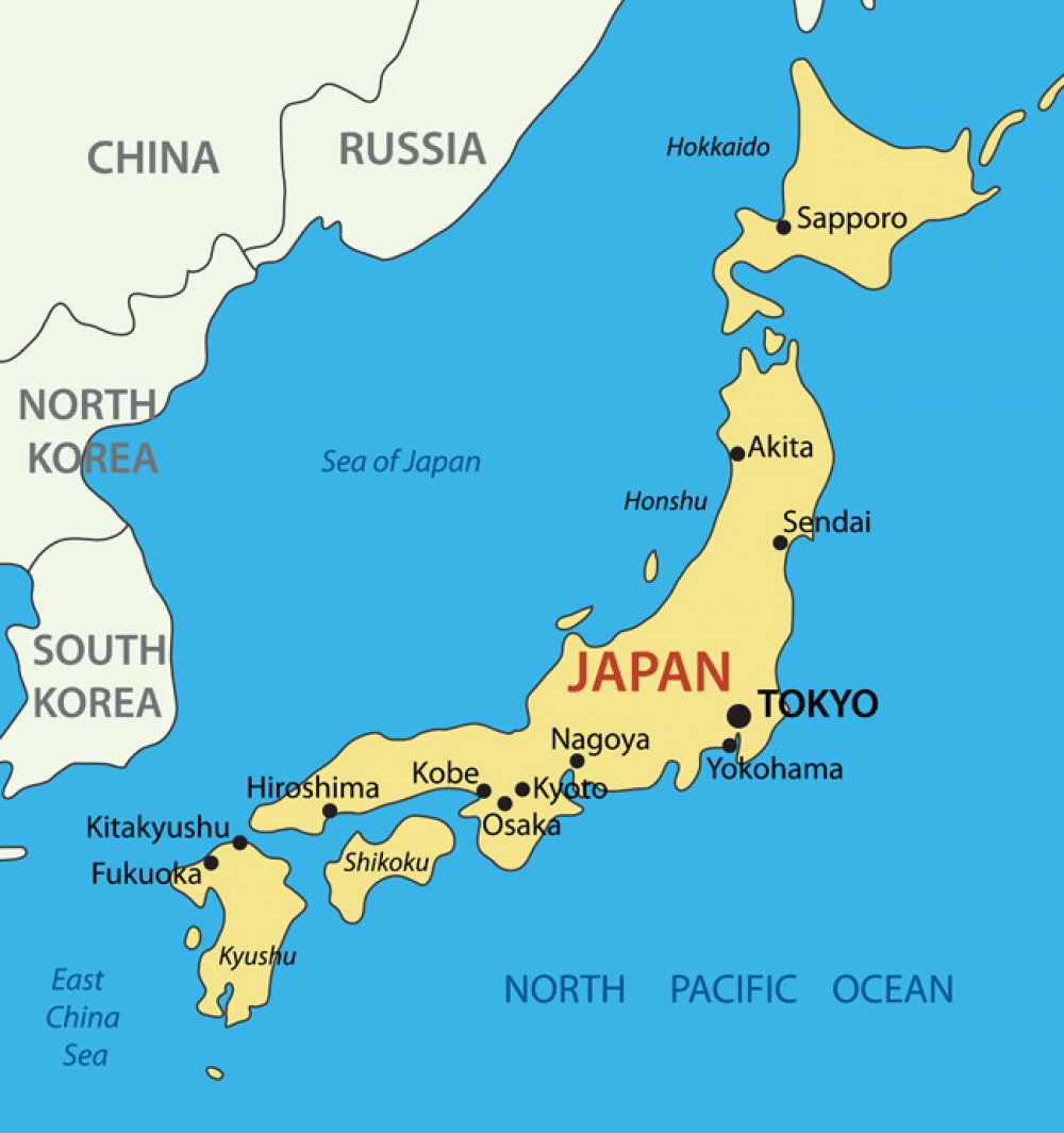 Geography: Japan: Level 1 activity for kids | PrimaryLeap.co.uk